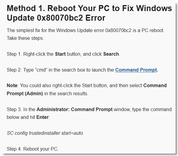 How To Fix Windows Update Error 0x80070bc2 In Windows 10 Lifeforce