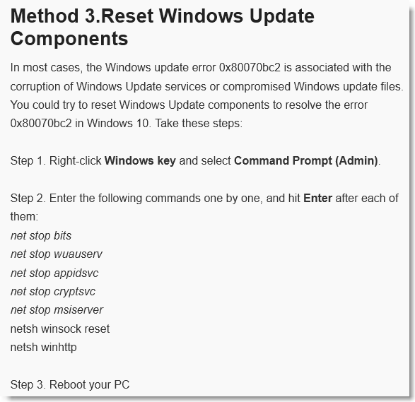 How To Fix Windows Update Error 0x80070bc2 In Windows 10 Lifeforce